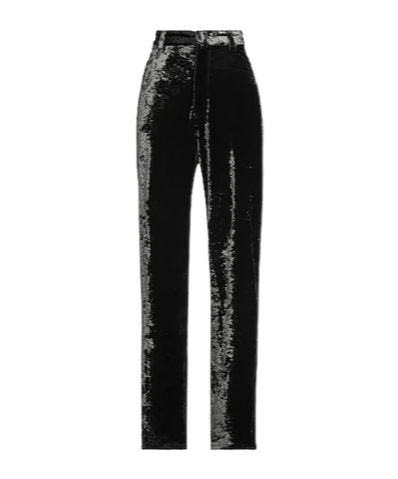 Balenciaga High-waisted Wide-leg Sequined Trousers