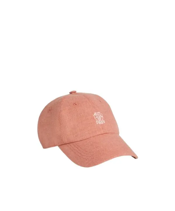 Brunello Cucinelli Virgin Wool, Cotton And Silk Baseball Cap With Logo
