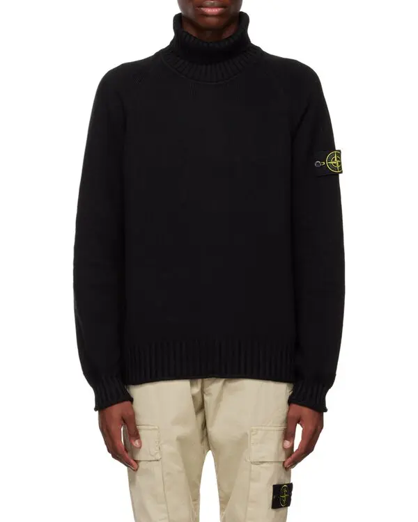 Stone Island Roll-neck Knit Jumper