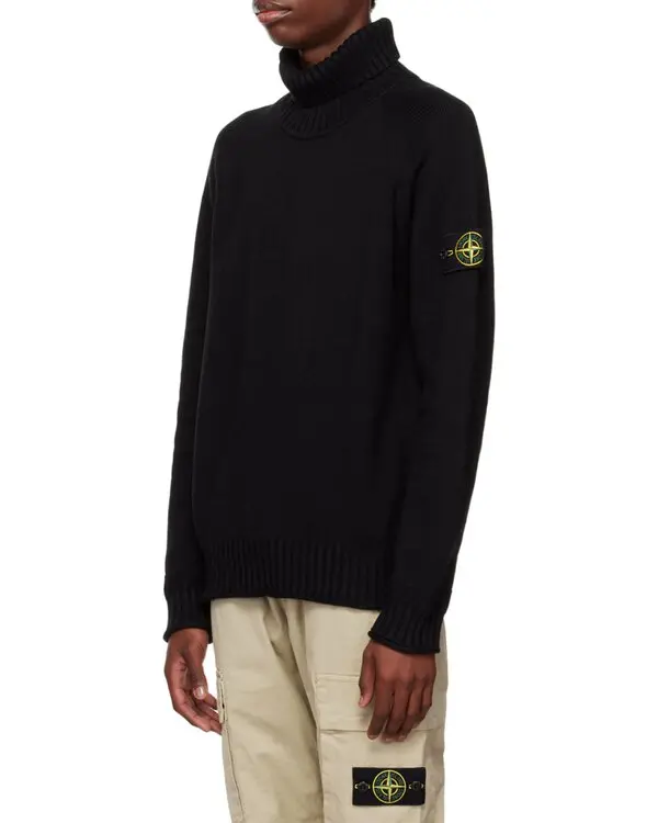 Stone Island Roll-neck Knit Jumper