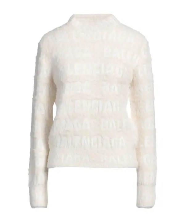 Balenciaga Jacquard-knit Mock Neck Jumper