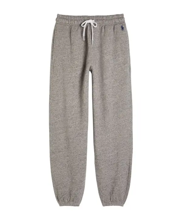 Polo Ralph Lauren Logo-embroidered Cotton-blend Sweatpants - Gray