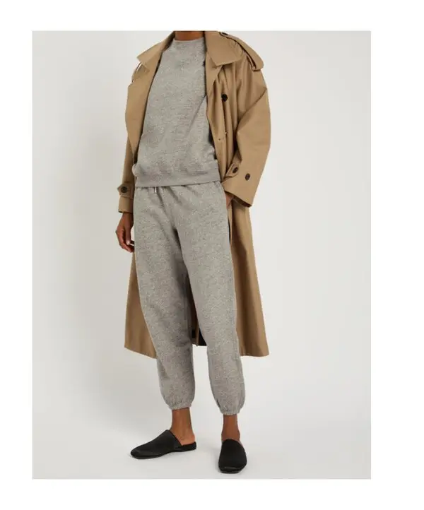 Polo Ralph Lauren Logo Embroidered Cotton Blend Sweatpants - Gray
