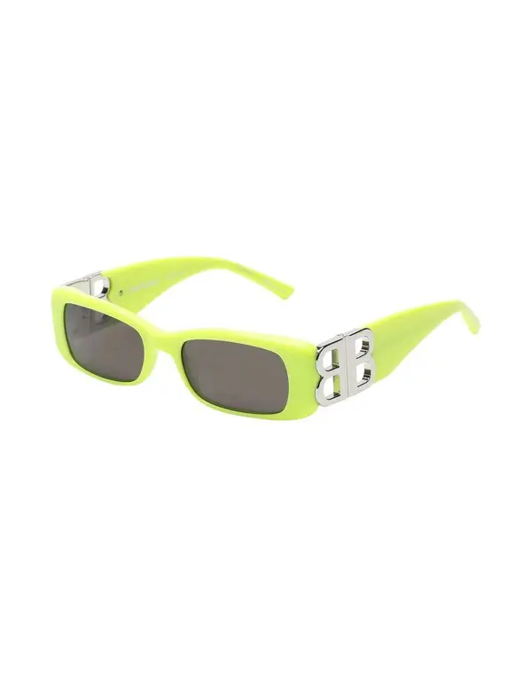 Balenciaga Square Frame Sunglasses With Logo Detail
