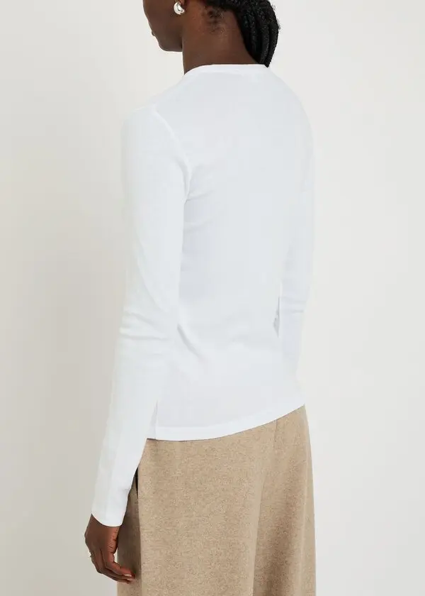 Vince Essential Cotton-blend Top