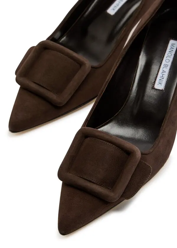Manolo Blahnik Suede Pumps