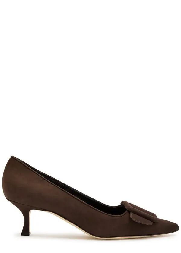Manolo Blahnik Suede Pumps