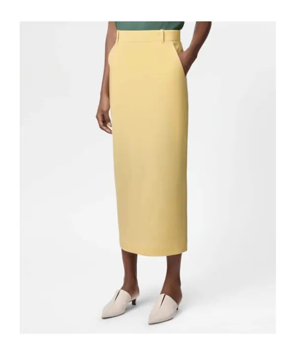 TOD'S Wool Midi Skirt With Slit