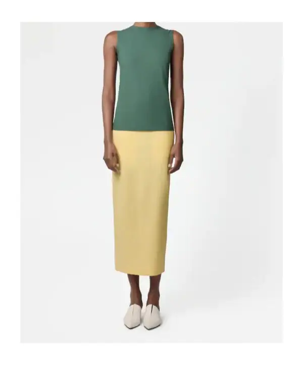 TOD'S Wool Midi Skirt With Slit