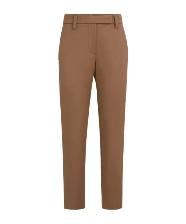 Brunello Cucinelli Stretch Cotton Slim Fit Trousers