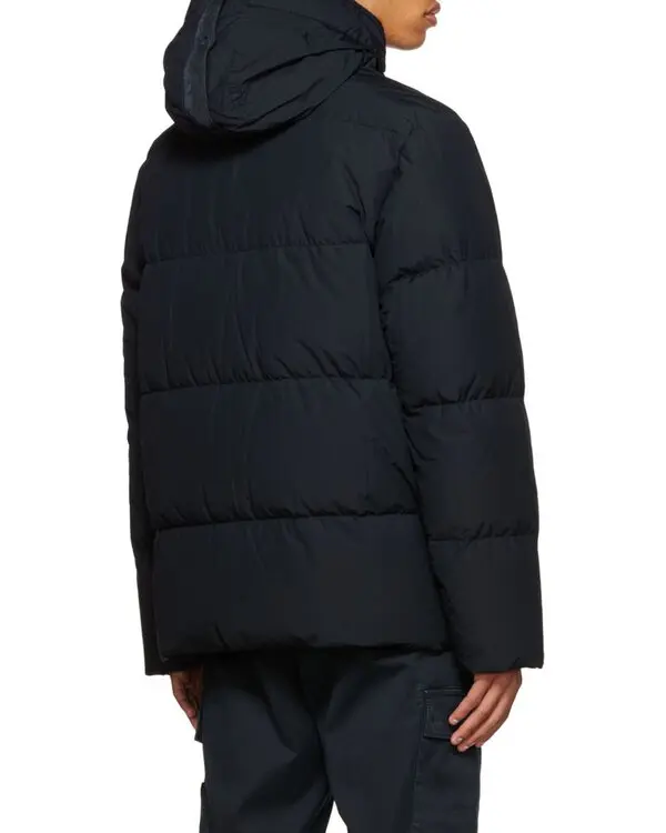 Stone Island Padded Down Jacket With Emblem