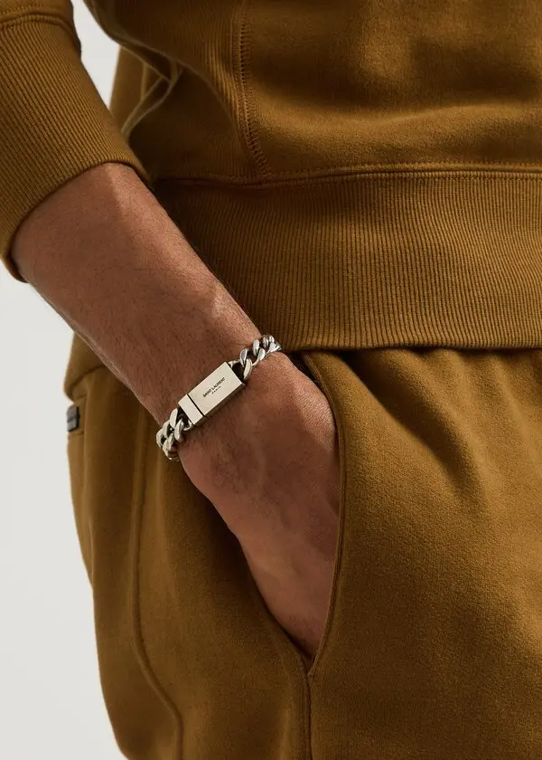 Saint Laurent Curb Chain Bracelet