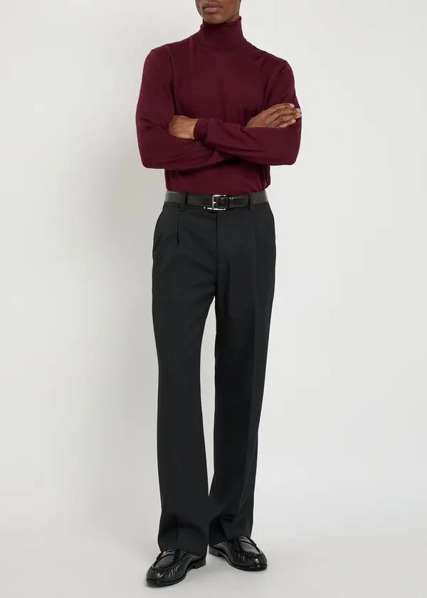 Saint Laurent Roll-neck Wool Jumper