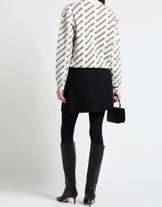 Balenciaga All-over Logo Knit Jumper