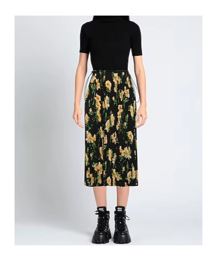 Balenciaga Midi Pleated Skirt