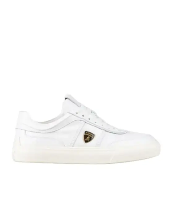 TOD'S Automobili Lamborghini Panelled Lace-up Leather Sneakers