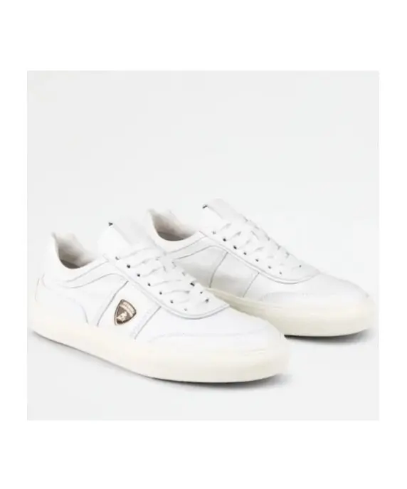TOD'S Automobili Lamborghini Panelled Lace-up Leather Sneakers