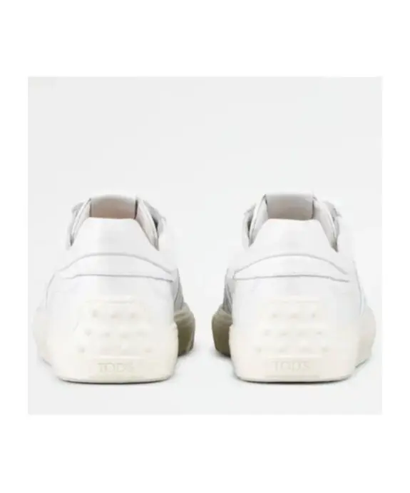 TOD'S Automobili Lamborghini Panelled Lace-up Leather Sneakers