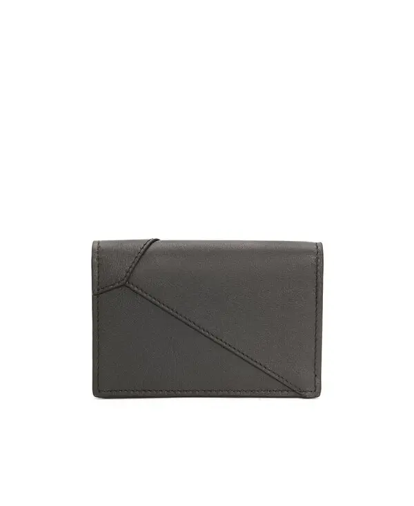 Loewe Puzzle Business Cardholder In Classic Calfskin