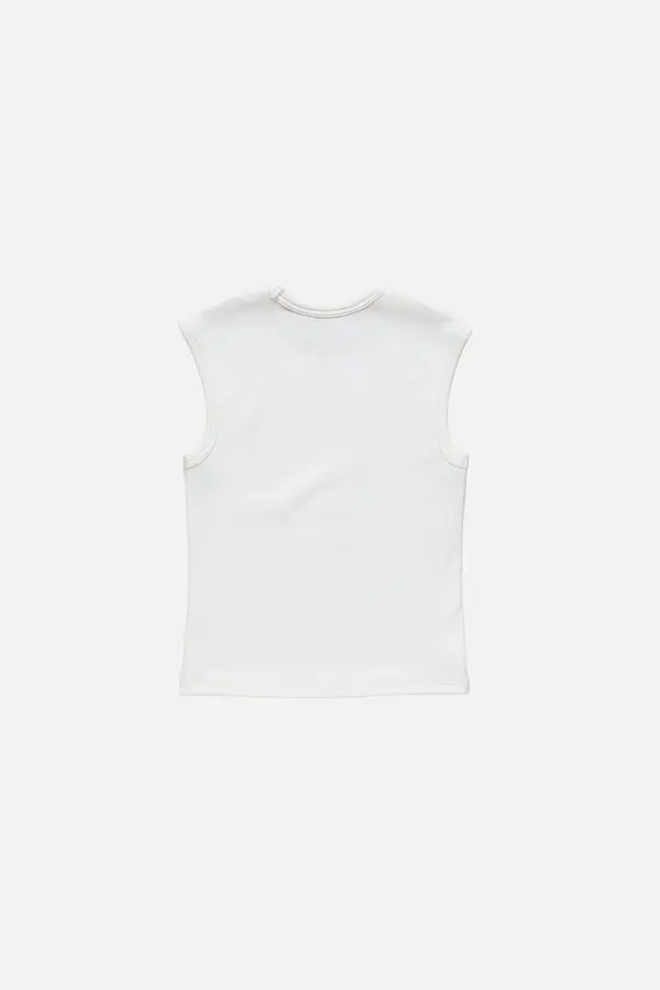 Acne Studios Logo Muscle T-shirt - White