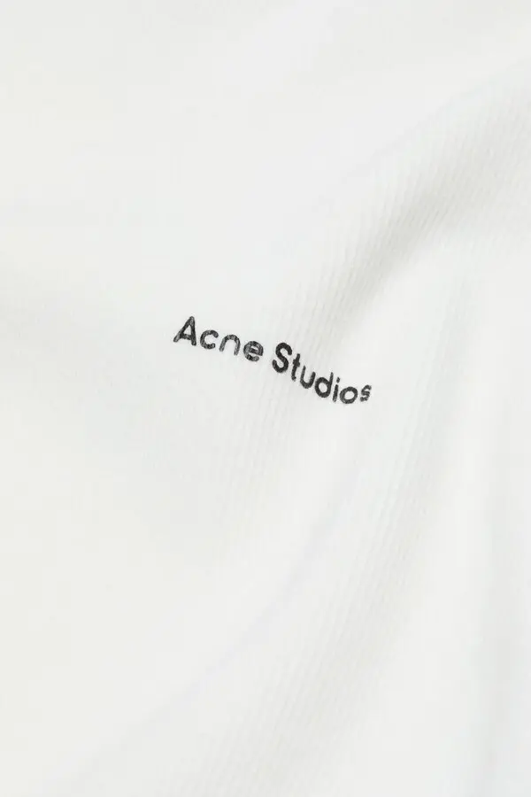 Acne Studios Logo Muscle T-shirt - White