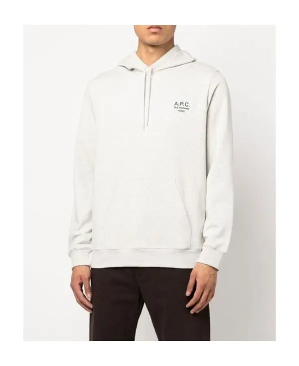 A.p.c. Marvin Logo-print Pullover Hoodie
