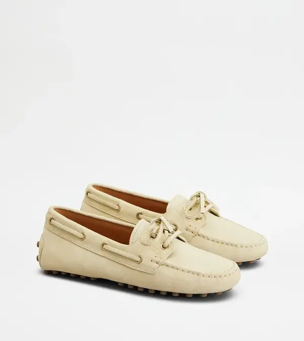 TOD'S Round-toe Loafers - Yellow