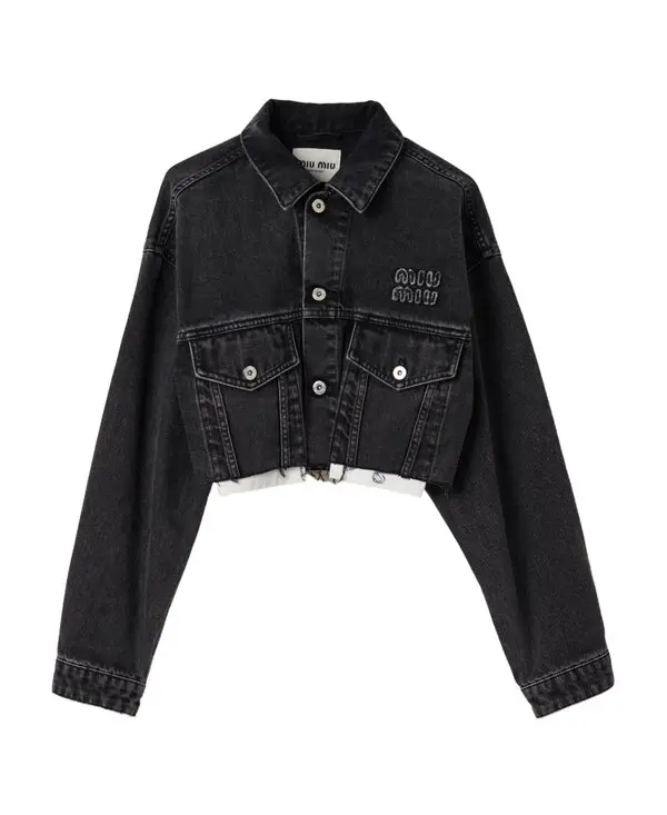 Miu Miu Denim Blouson Jacket
