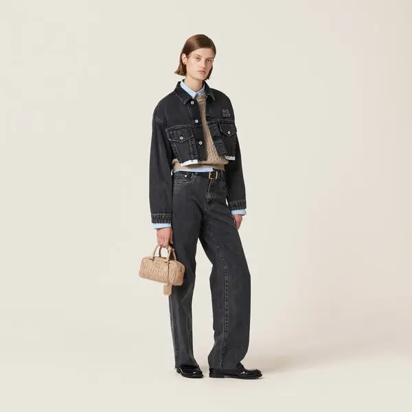 Miu Miu Denim Blouson Jacket
