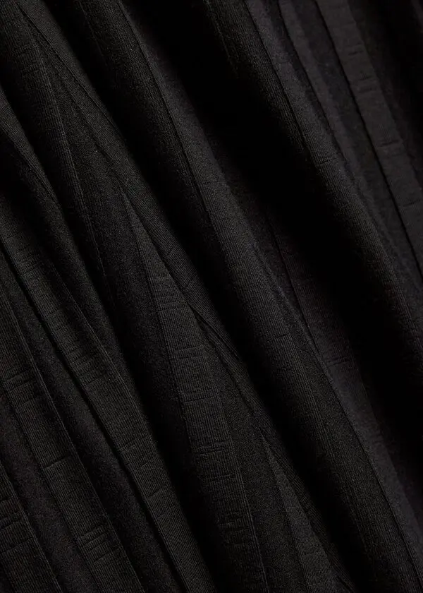 REFORMATION Libra Subtle-stripe Stretch-jersey Mini Dress