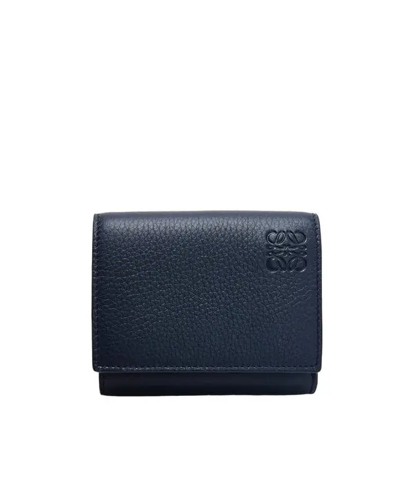 Loewe Trifold Wallet In Soft Grained Calfskin