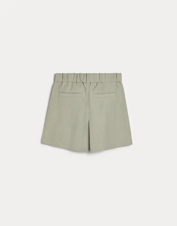 Brunello Cucinelli Belted Twill Shorts