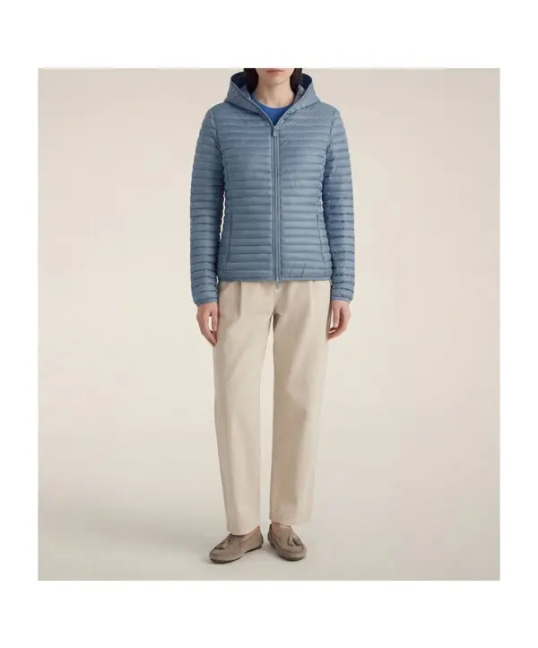 SAVE THE DUCK Hooded Quilted Down Jacket