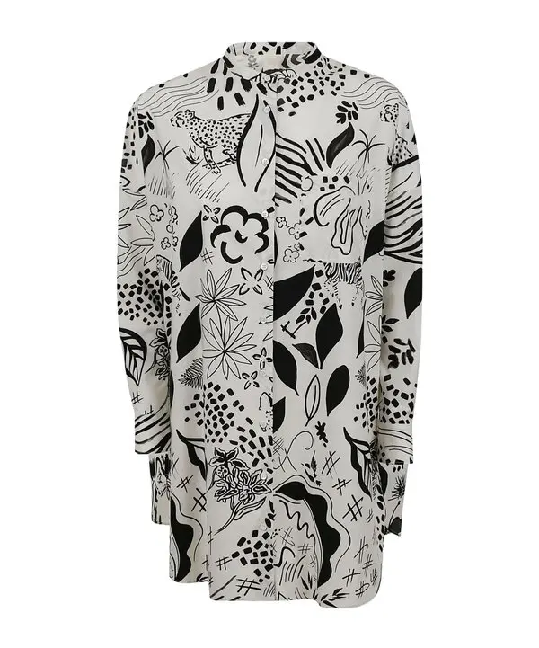 Aspesi Printed Button-down Shirt