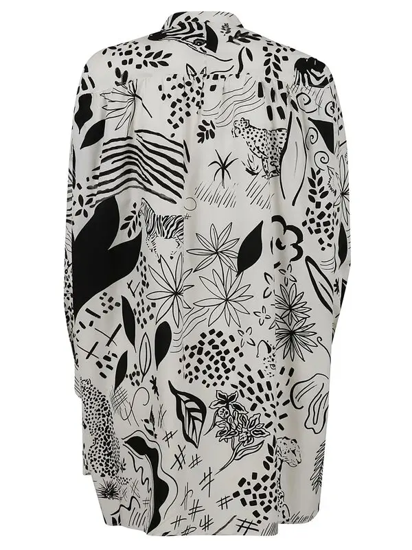Aspesi Printed Button-down Shirt