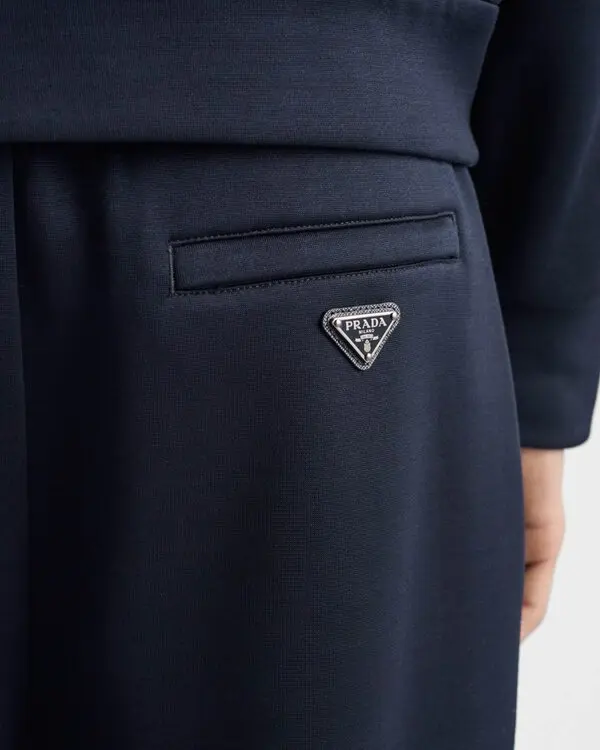 Prada Technical Cotton And Re-nylon Pants