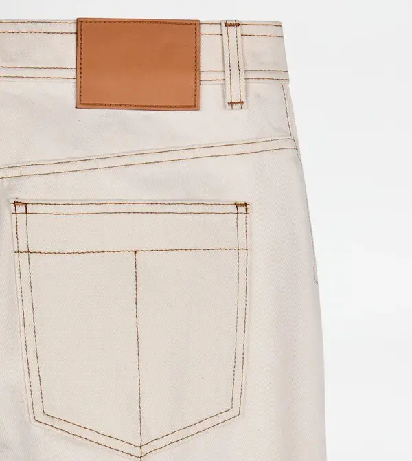 TOD'S Waistband Denim Trousers