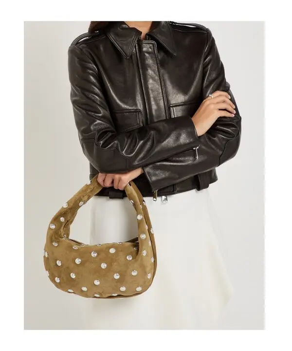 Khaite Olivia Medium Studded Top Handle Bag