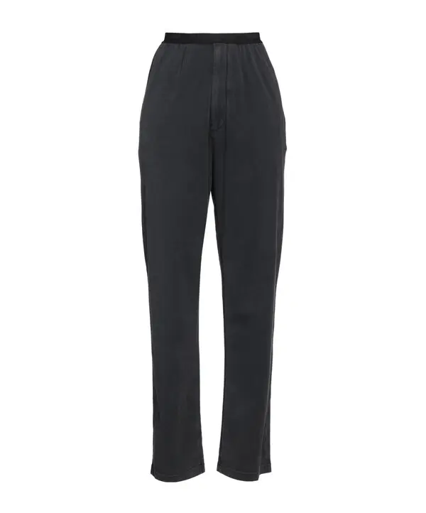 Balenciaga Brand Logo Fleece Sweatpants