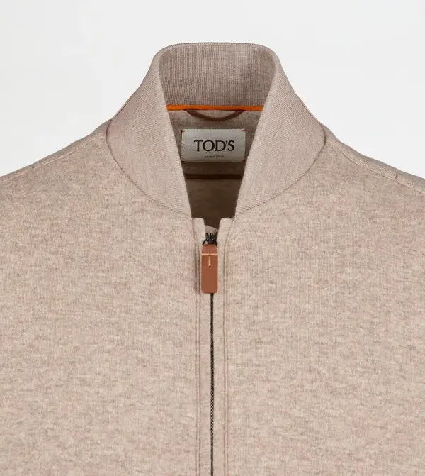 TOD'S Cashmere Blend Knitted Bomber Jacket