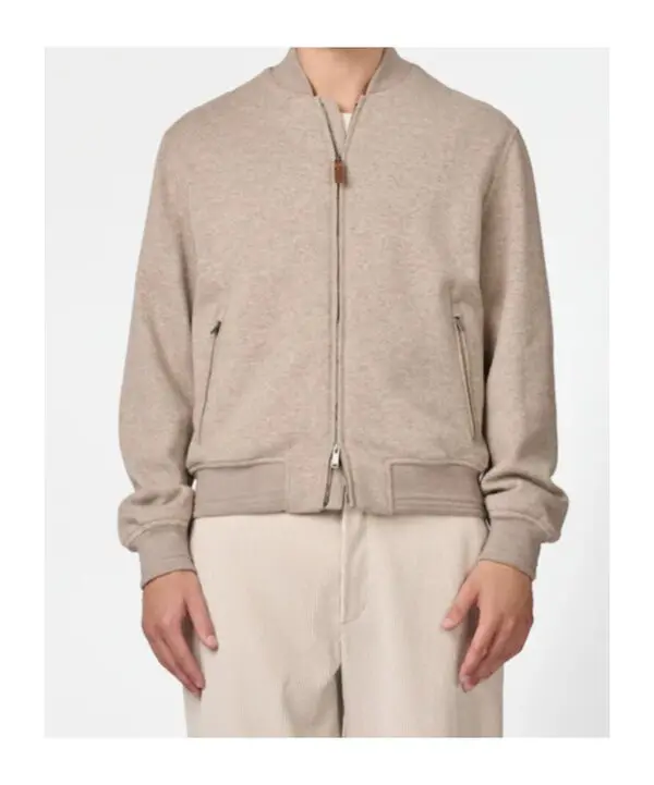 TOD'S Cashmere Blend Knitted Bomber Jacket