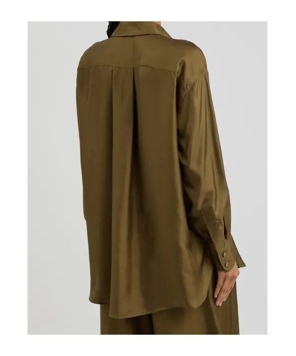 Zimmermann Crush Silk-twill Shirt