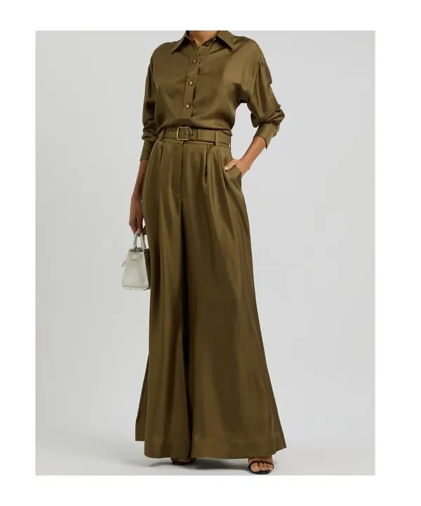 Zimmermann Crush Silk-twill Shirt