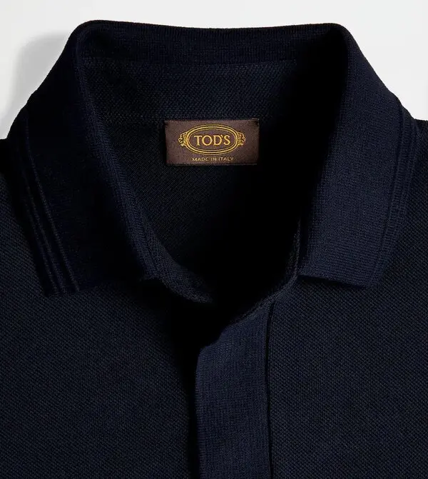 TOD'S Embroidered-logo Polo Shirt