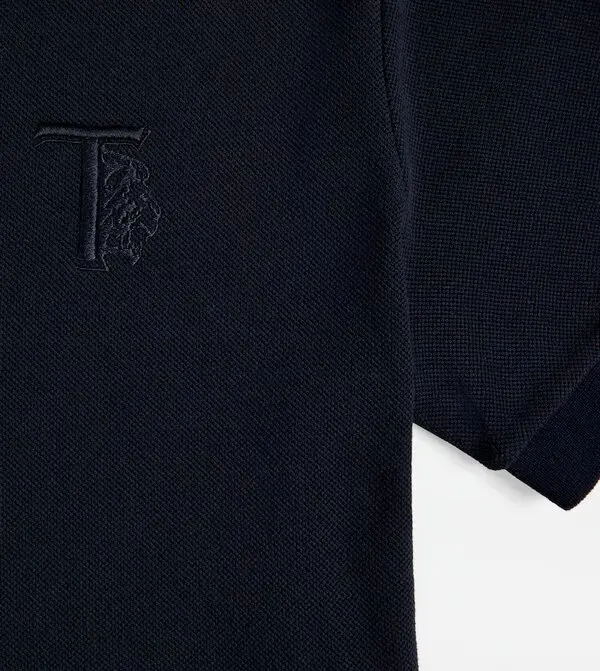TOD'S Embroidered-logo Polo Shirt