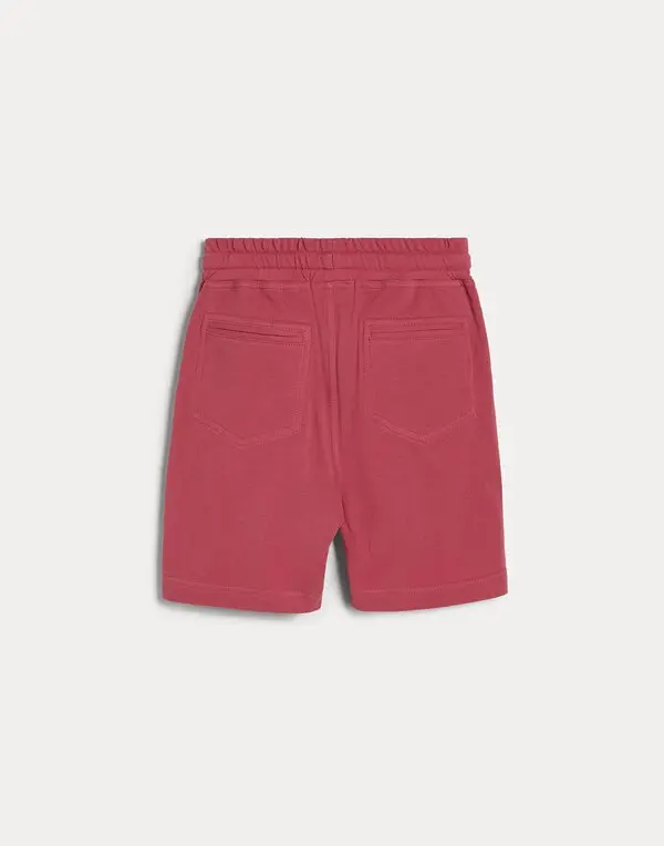 Brunello Cucinelli Cotton Piqué Bermuda Shorts With Drawstring