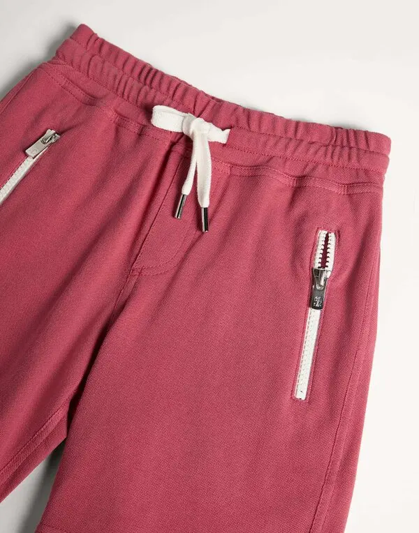 Brunello Cucinelli Cotton Piqué Bermuda Shorts With Drawstring