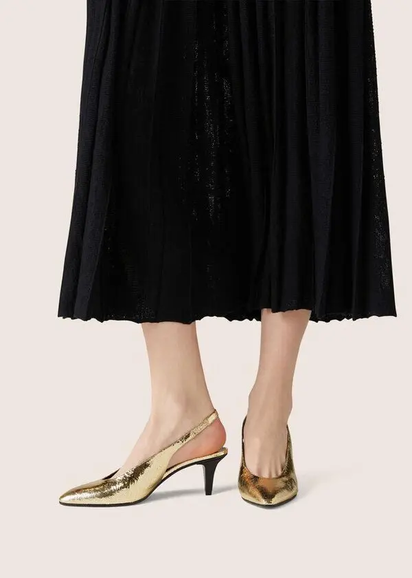 Loro Piana High-heeled Sandals With Broken Heels