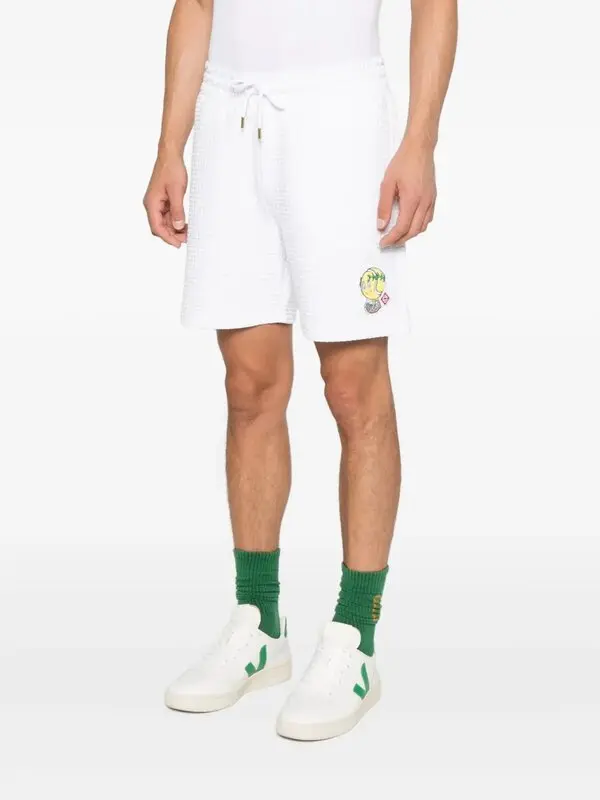 Casablanca Tennis Mascot Quilted Sweatshorts
