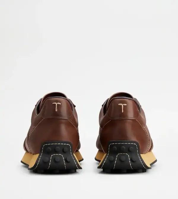 TOD'S Calfskin Round-toe Sneakers